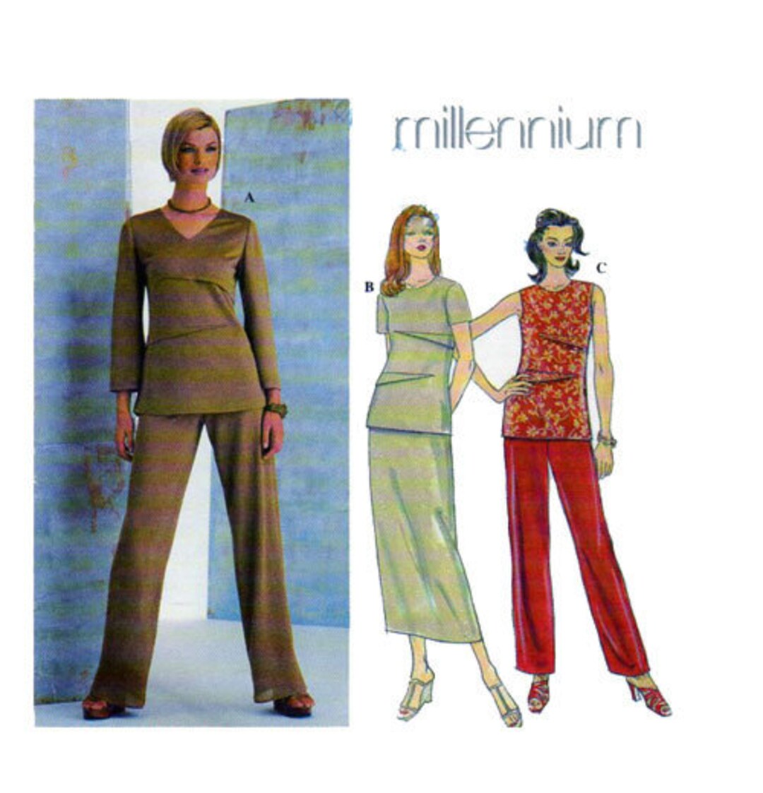 Simplicity 8606, Tunic Top, Long Sleeve Shirt, Short Sleeve Shirt, Maxi ...