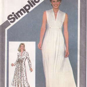 Simplicity 9750, 80s Fashion, Grecian Style, Vintage Gown, Sewing ...