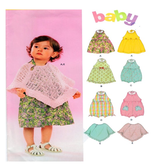 New Look 6501 Baby Child Toddler Sewing Pattern Summer | Etsy