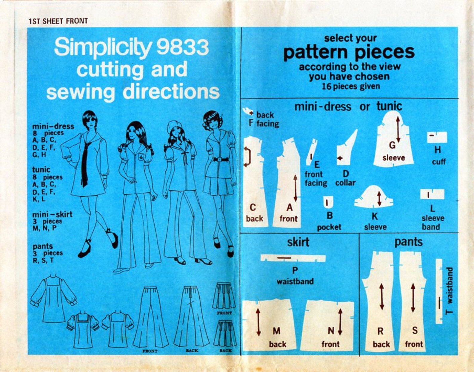 Simplicity 9833 Sailor Style Nautical Look Women Sewing - Etsy