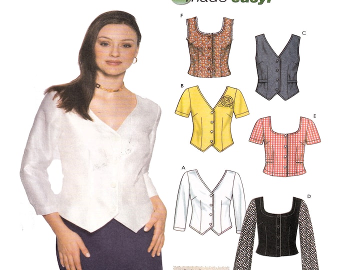 Women, Country Western, Shirt, Sewing Pattern, Simplicity 8259, Keyhole ...