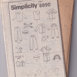 Adult Halloween Costume Sewing Pattern, Simplicity 8890 Prisoner ...