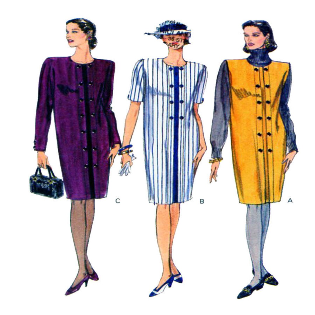 Vogue 7905, Box Cut, Loose Fit, Women Dress, Sewing Pattern, Tunic ...