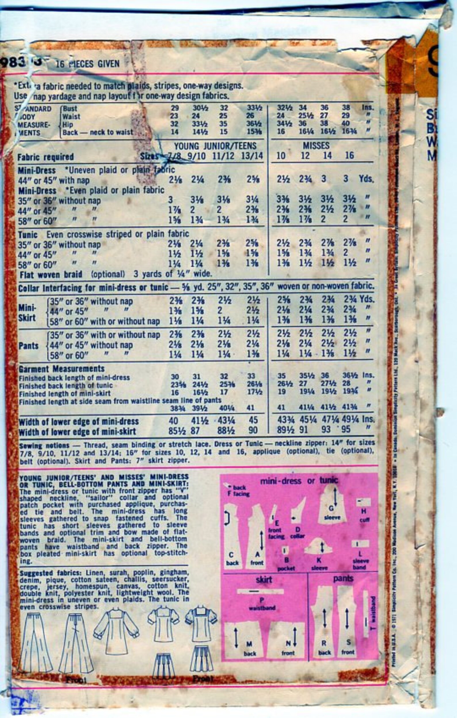 Simplicity 9833 Sailor Style Nautical Look Women Sewing | Etsy