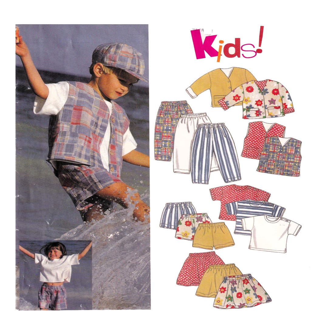 New Look 6398, Mix and Match Children Clothing Unisex Kids Shirt Button ...