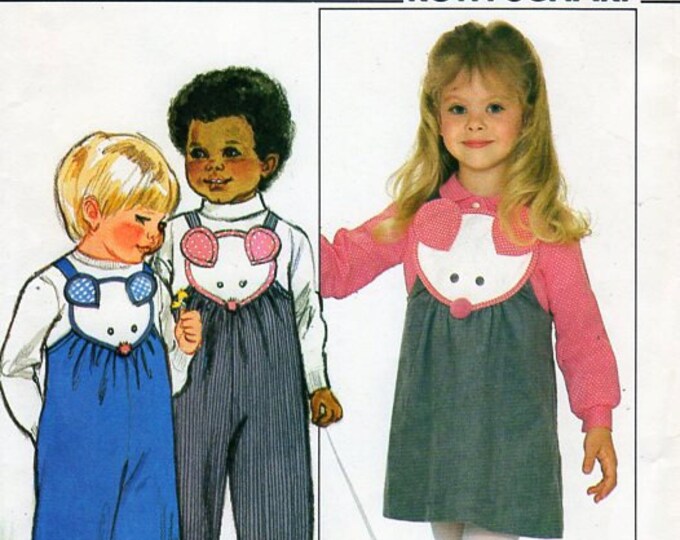 Childrens Bib Overalls Butterick 4632 Designer RUTH SCHARF - Etsy