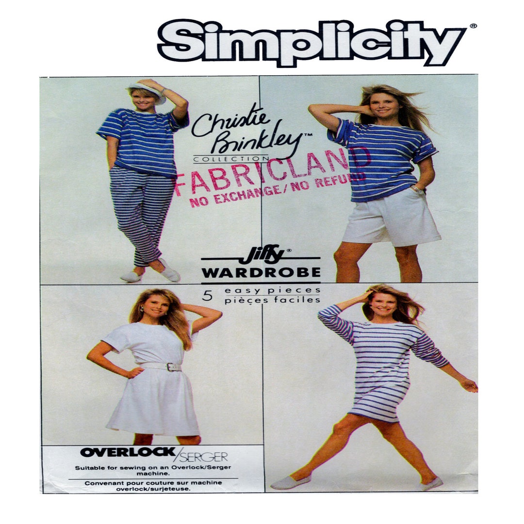 Simplicity 9112 CHRISTIE BRINKLEY Sporty Style Tunic Top - Etsy