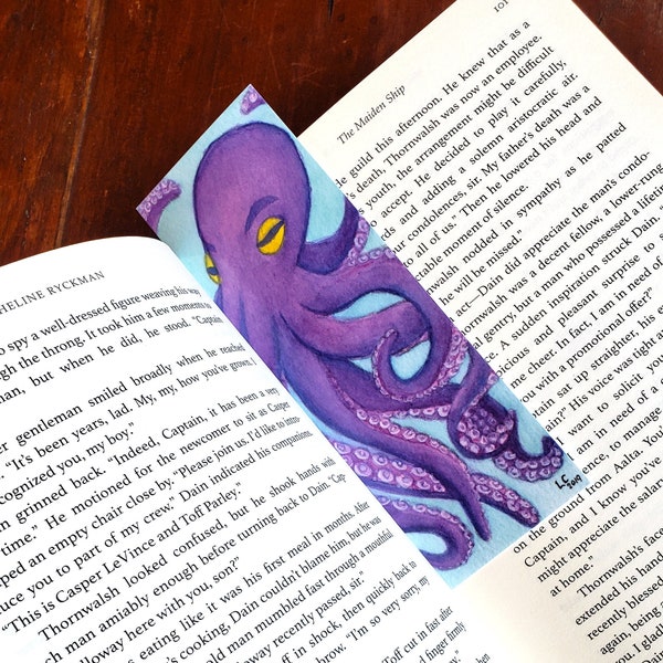 Octopus Bookmark - Etsy