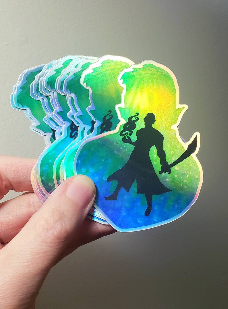 Fjord Critical Role Holographic Sticker Art Print | Etsy Fjord Critical Role Holographic Sticker Art Print | Etsy