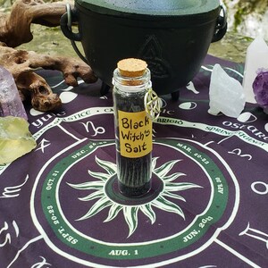 Genuine Black Witch's Salt | Protection Banishing Cleansing | 20ml ...