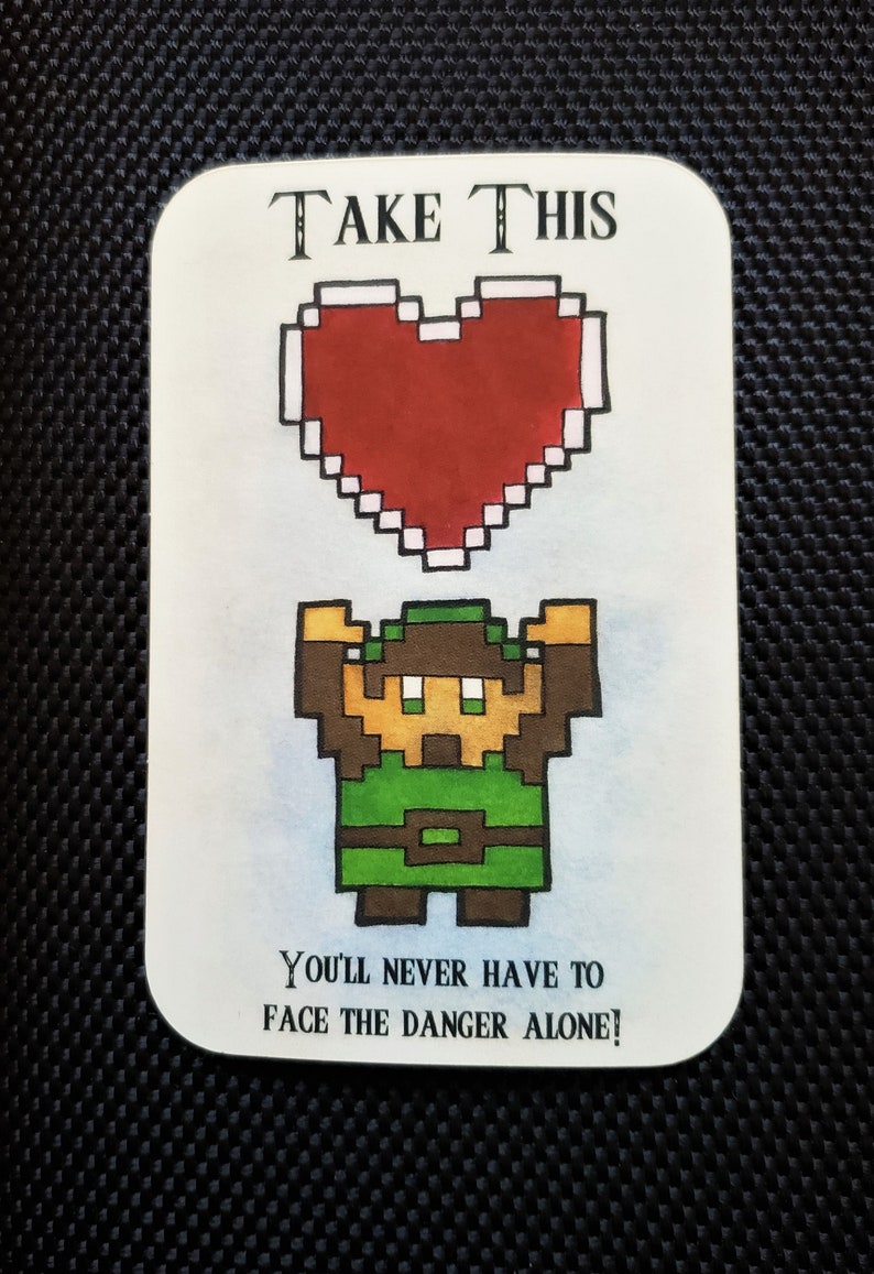 Legend of Zelda 8-bit Link Vinyl Sticker Art Print - Etsy
