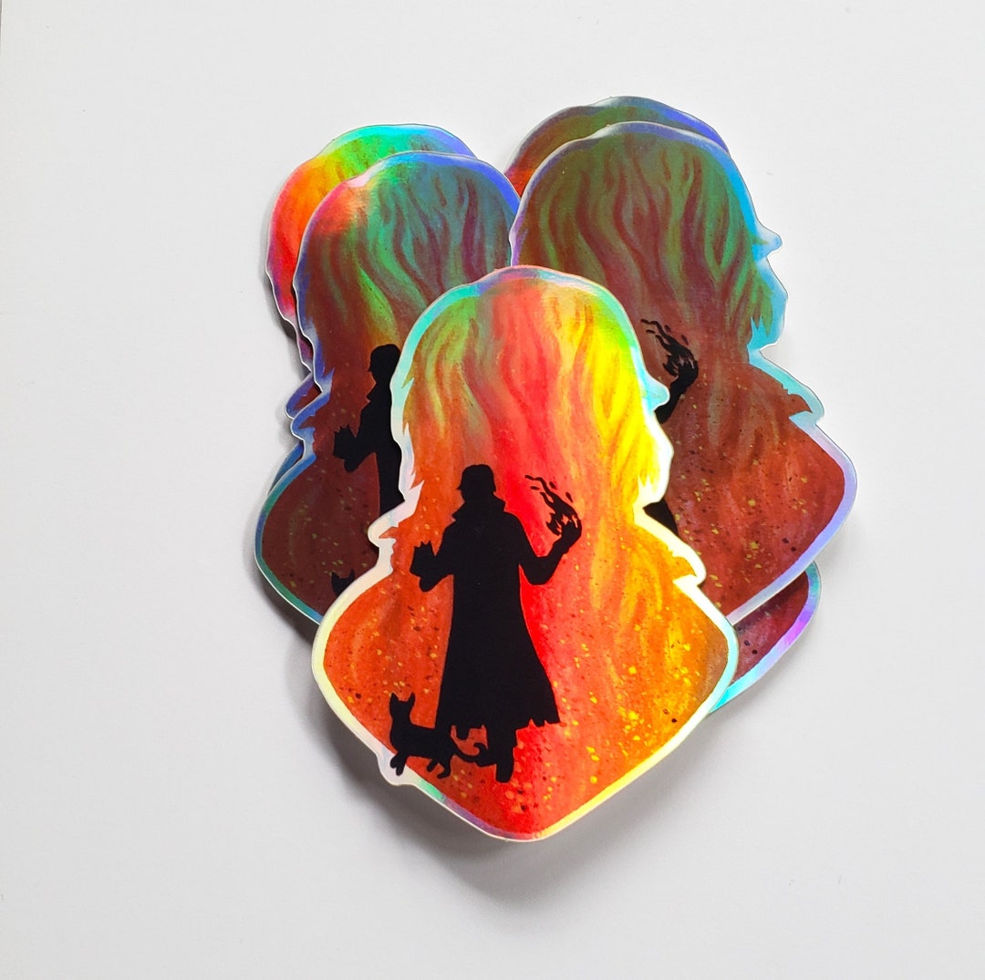 Caleb Widogast Critical Role Sticker: Holographic Vinyl, Watercolor ...