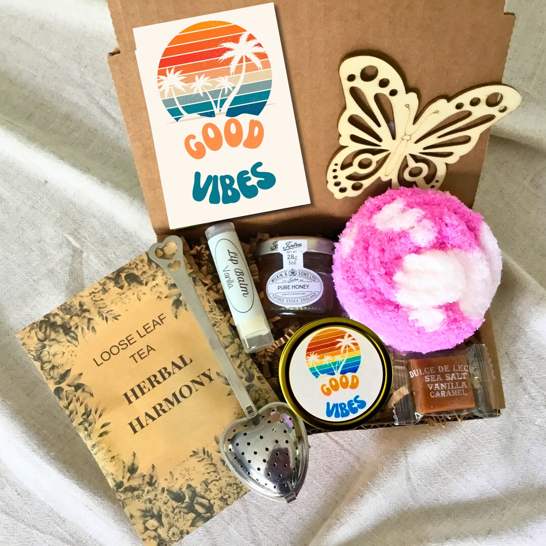 Encouragement Gift, Mental Health Self Care Package for Her - Stress ...