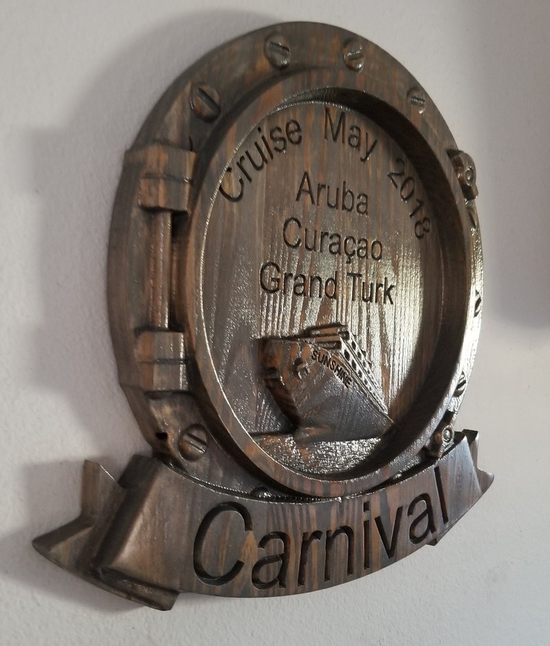NEW!! Cruise Plaque 3D V Carved Wood Plaque Sign - Etsy