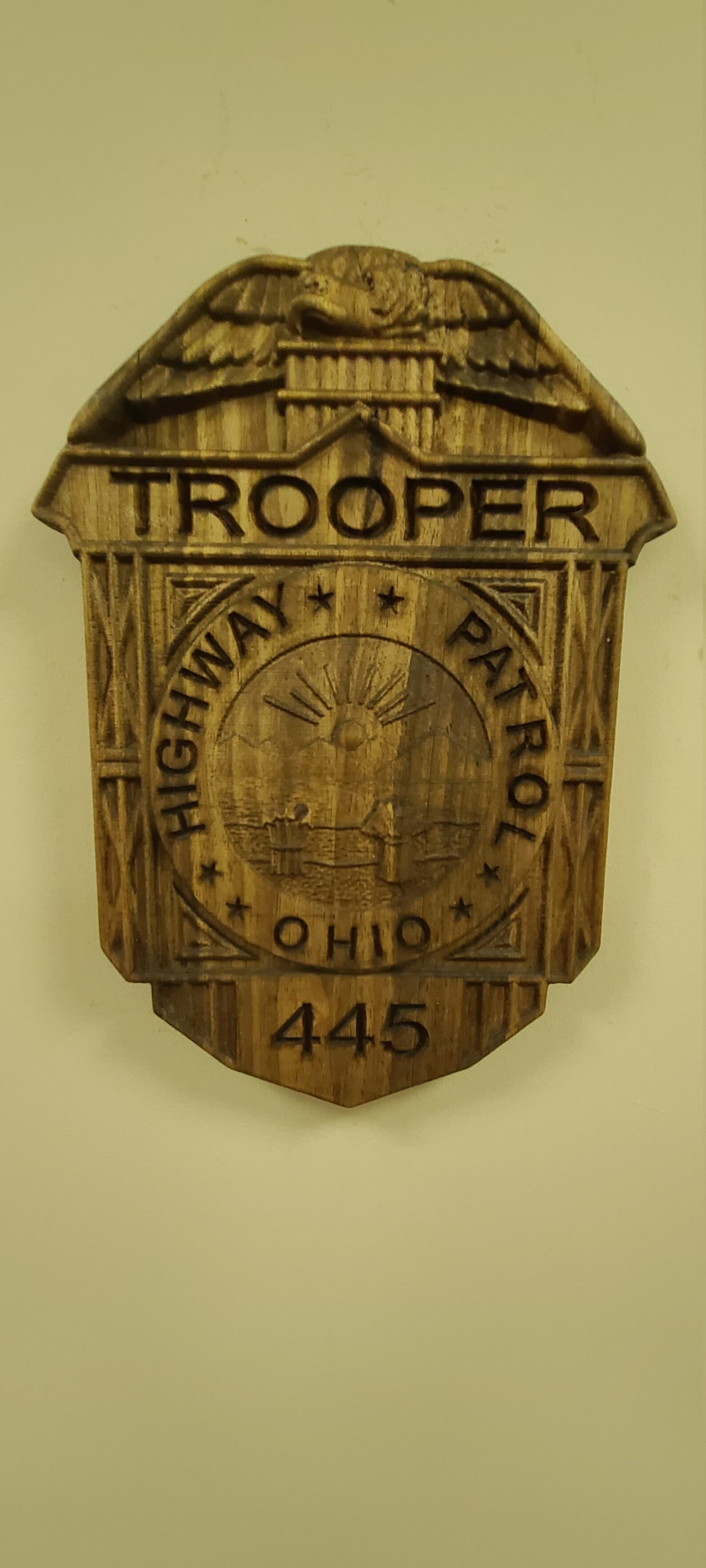 Custom Ohio State Trooper Police Officer Badge Personalized - Etsy