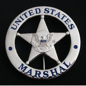 Custom US Marshal Personalized Badge V Carved Wooden Sign. - Etsy