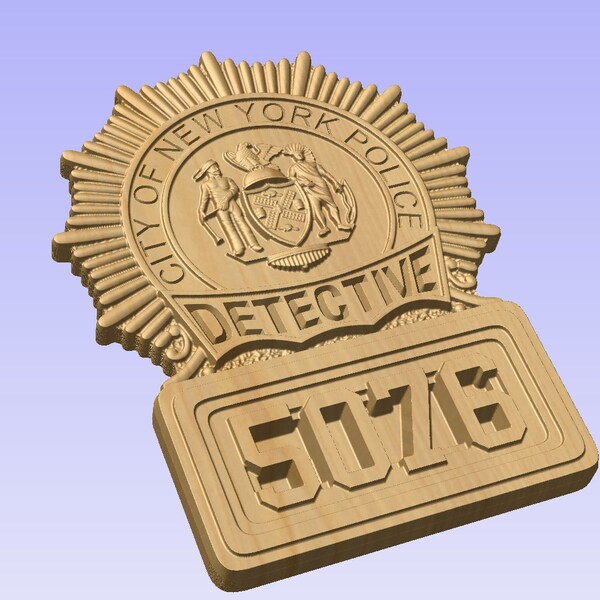 Nypd Detective Badge - Etsy