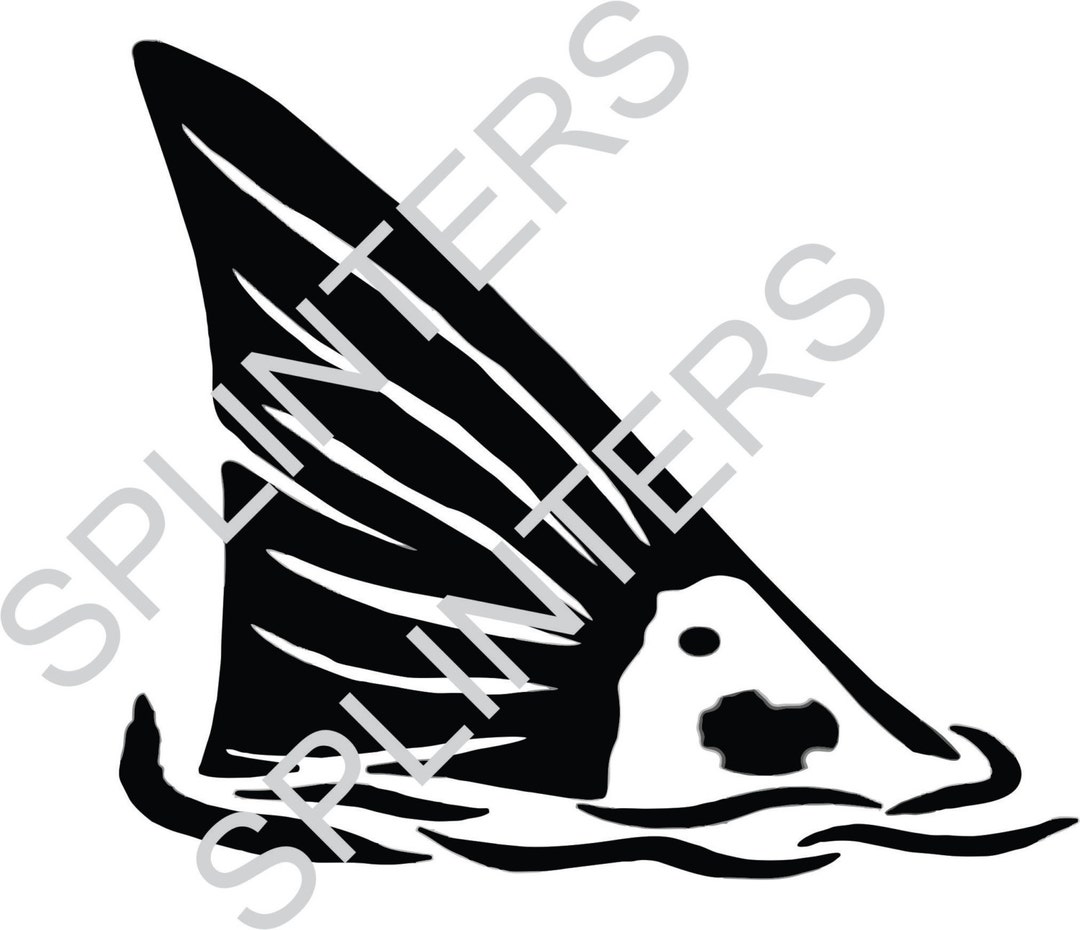 Redfish Tail SVG File - Etsy