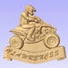 Personalized #ATV 4 Wheeler Name Sign CNC V Carved Wood Sign - Etsy