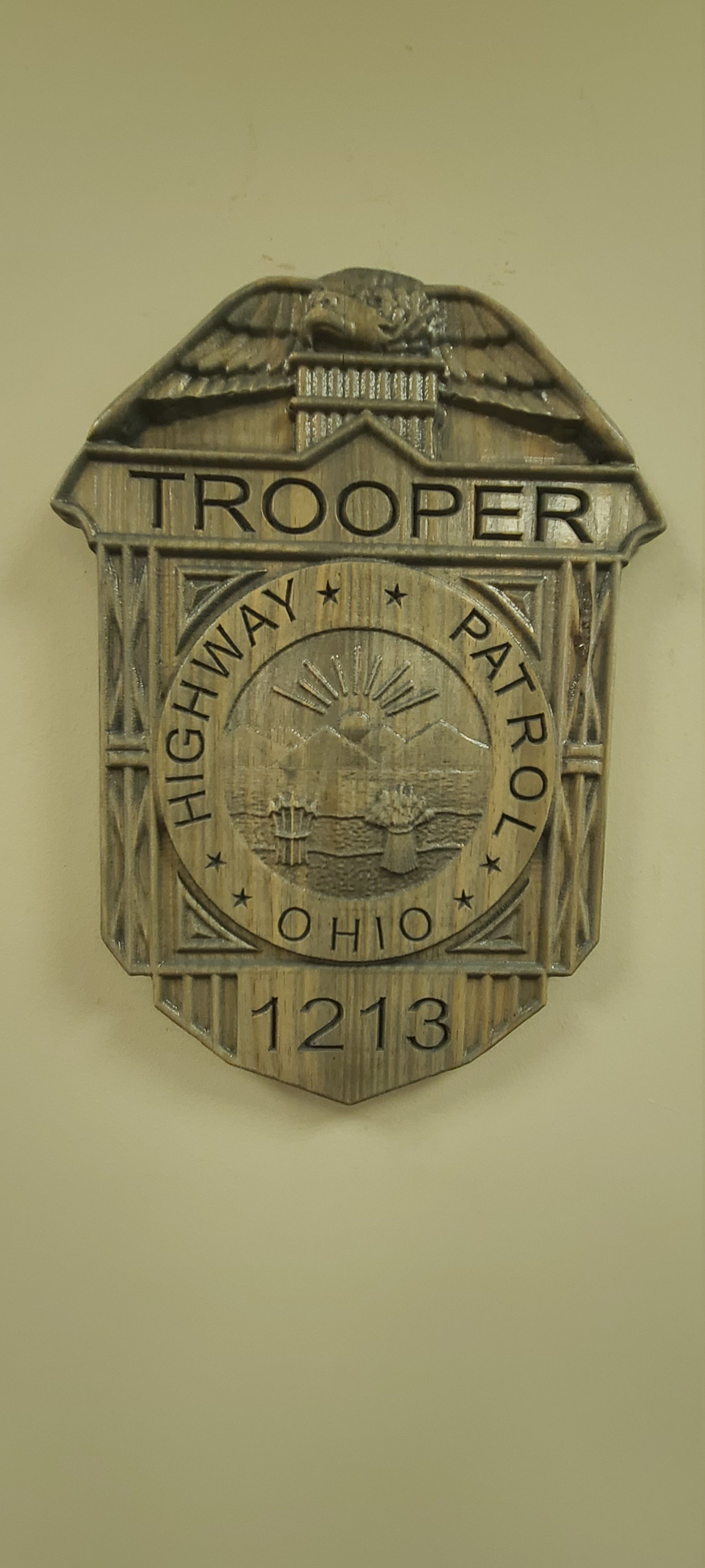 Custom Ohio State Trooper Police Officer Badge Personalized - Etsy