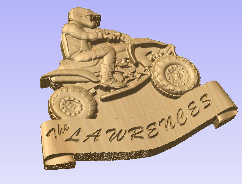 Personalized #ATV 4 Wheeler Name Sign CNC V Carved Wood Sign - Etsy