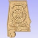 Personalized Alabama State Police Trooper Badge V Carved Wood Sign - Etsy
