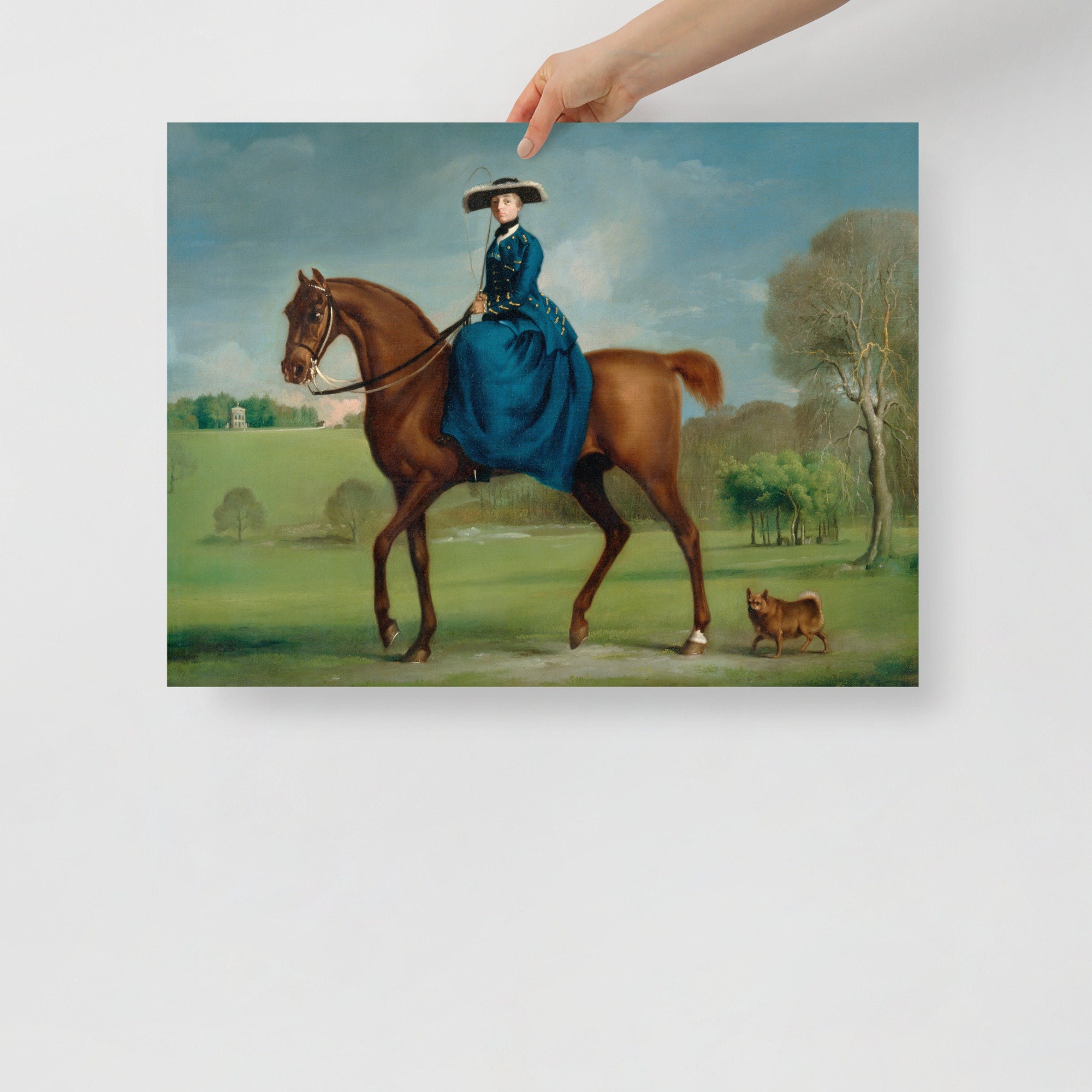 Vintage Sidesaddle Horse Painting, Equestrian Art, Equestrian Home ...