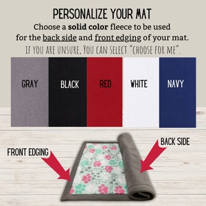 Fleece Dog Mat With Absorbent Inner Layer | Cozy Dog Crate Mat, Puppy ...