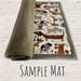 Fleece Dog Mat With Absorbent Inner Layer | Cozy Dog Crate Mat, Puppy ...
