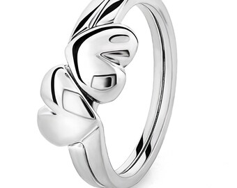 Heart Puzzle Ring - Etsy