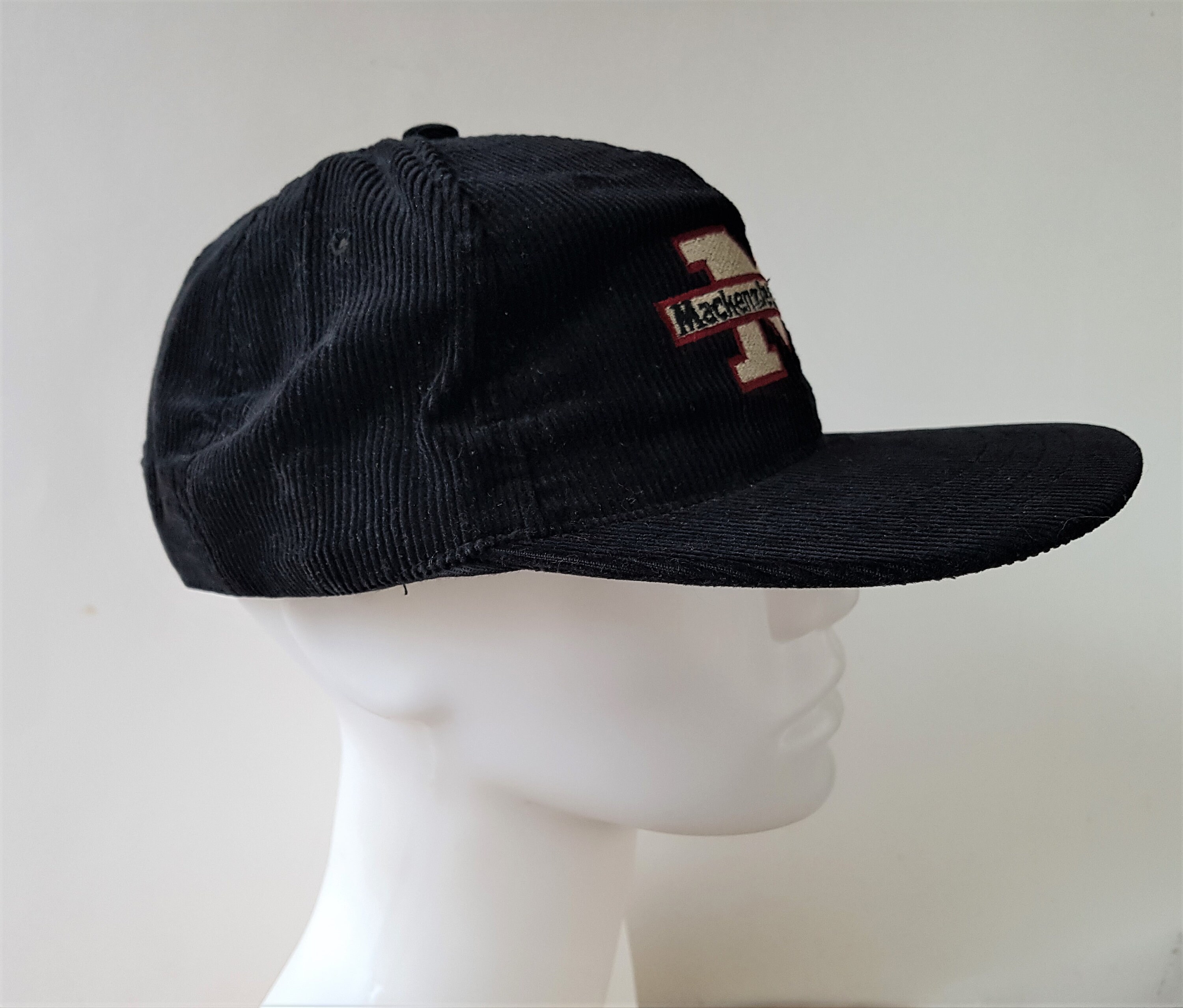 Vintage 80s Mackenzie University Corduroy Trucker Hat - Made in Canada ...