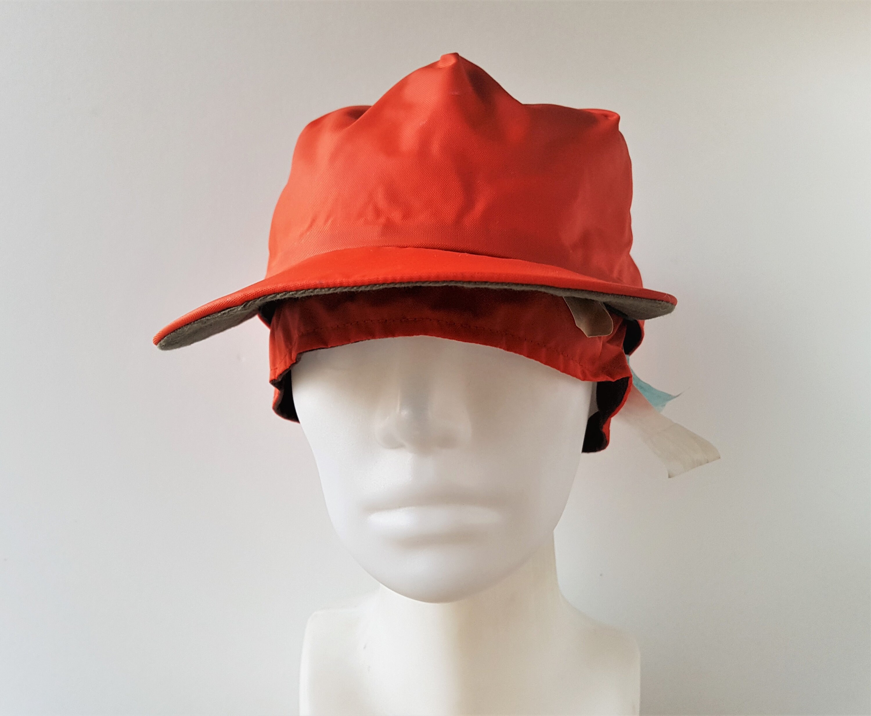 Vintage All Weather Orange Hunting Ear Flap Trapper Hat Size - Etsy
