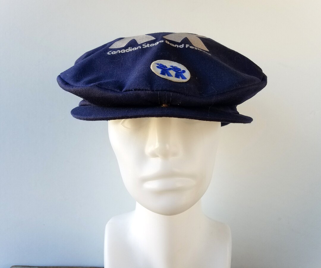 Vintage 70s 80s Canadian Stage Band Festival Cabbie Musician Hat ...
