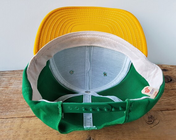 Vintage 80s AJD Double Knit Letter "M" Logo Snapback … - Gem