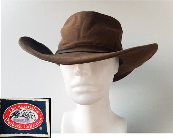 The Australian Outback Collection Vintage Oilskin Hat - Authentic ...