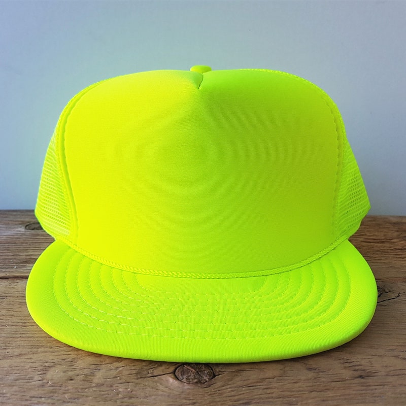 Neon Trucker Hat - Etsy