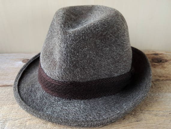 Vintage 60s REIN HAAR Fur Felt Fedora Hat by STANTON London | Etsy
