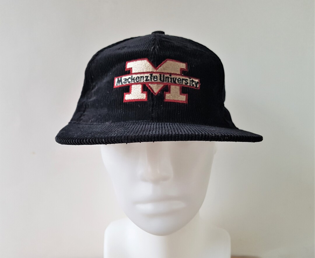 Vintage 80s Mackenzie University Corduroy Trucker Hat - Made in Canada ...