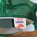 Vintage 70s 80s AJD Green Mesh Blank Trucker Hat Made in USA Snapback ...