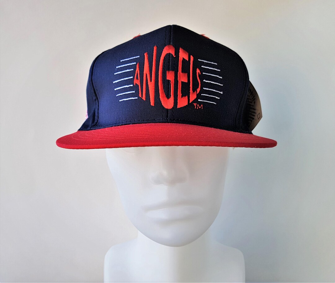 Vintage 90s California ANGELS Snapback Hat - Deadstock Annco Official ...