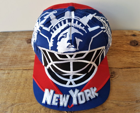 Rare Vintage 90s 'The MASK' Big Logo Hat by GREG HARR… - Gem