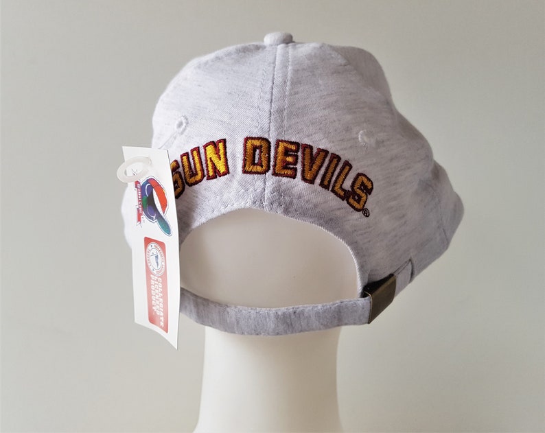 Vintage 90s Arizona State Sun Devils Strapback Dad Hat - Property of ...
