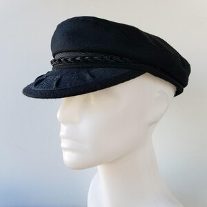 Vintage Authentic Greek Fisherman's Cap AEGEAN International - Black ...