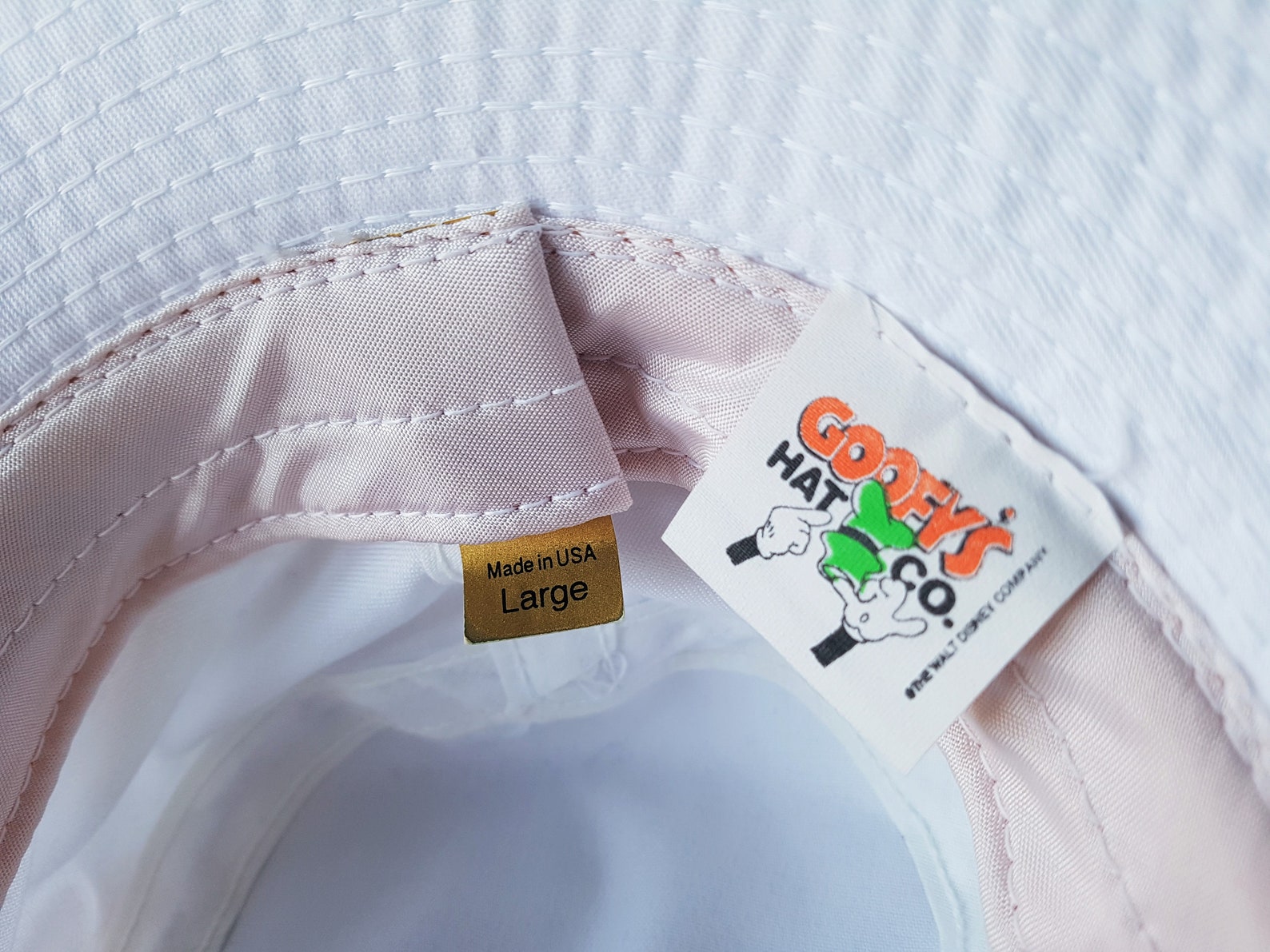 Vintage 1990s MICKEY MOUSE Bucket Hat Embroidered M Varsity Disneyland ...