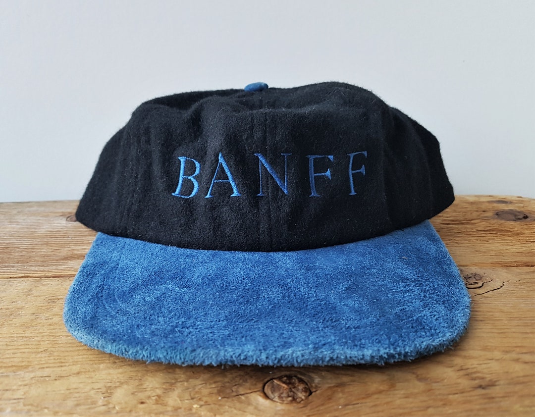 Vintage BANFF National Park Ski Resort Wool & Suede Dad Hat - Etsy