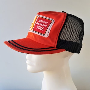 Vintage 1970s 80s GENERAL TIRE Regina Trucker Hat K-brand Canada ...