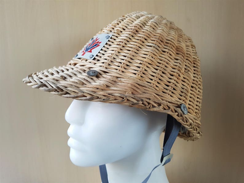 Rare Historic Chinese Worker Hard Hat Vintage 40s Bamboo | Etsy