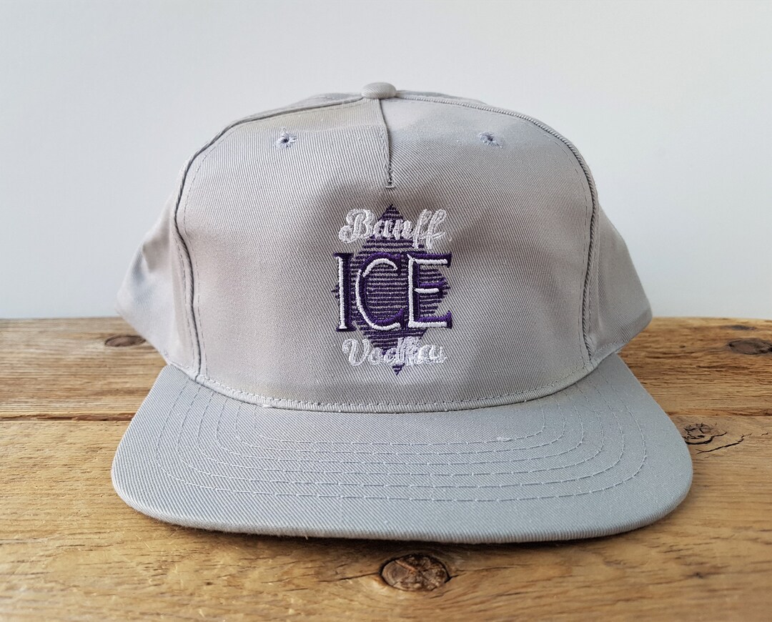 BANFF ICE VODKA Vintage Gray Trucker Snapback Hat Embroidered - Etsy