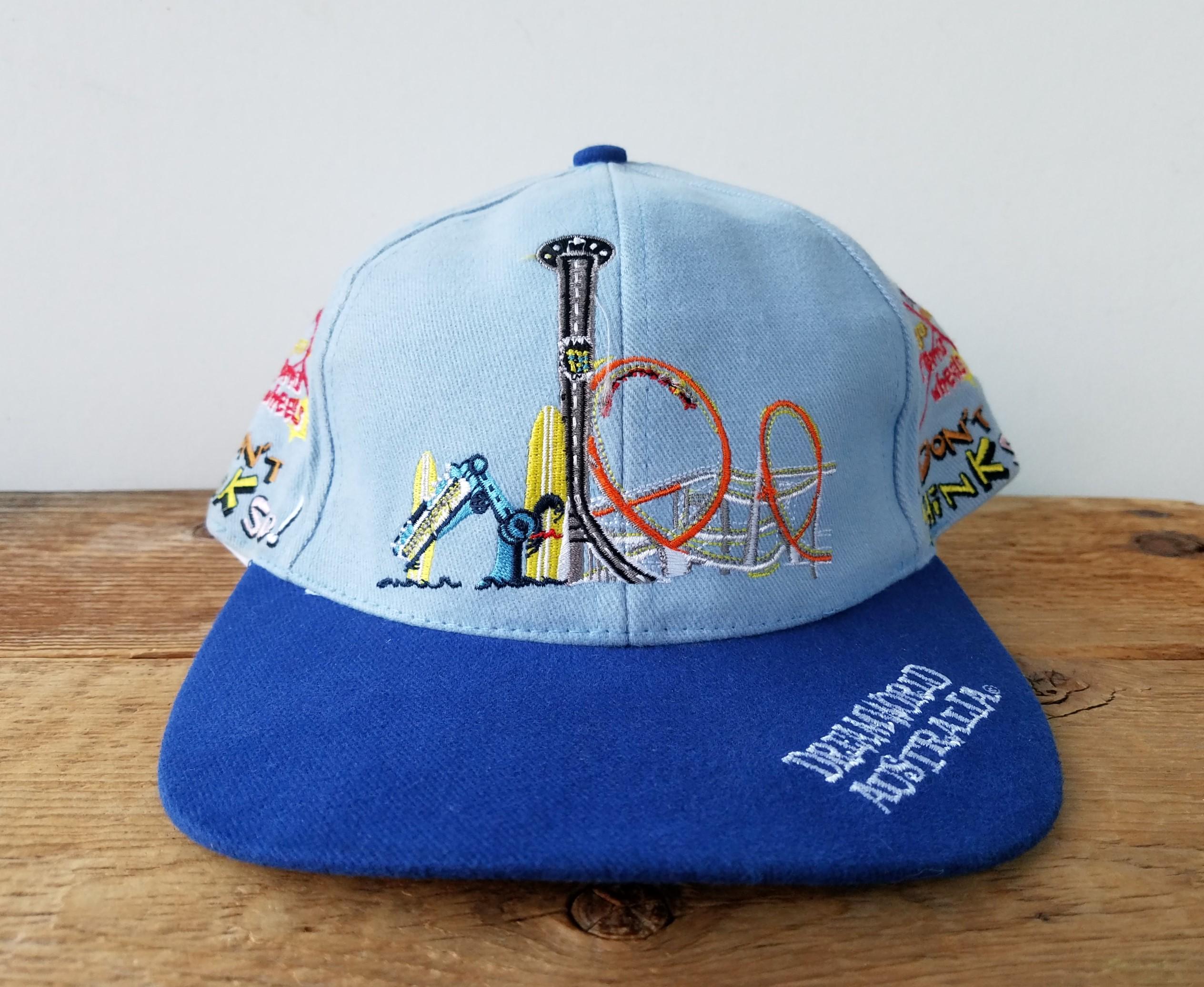 Vintage 90s DREAMWORLD AUSTRALIA Theme Park Promo Hat - Embroidered ...