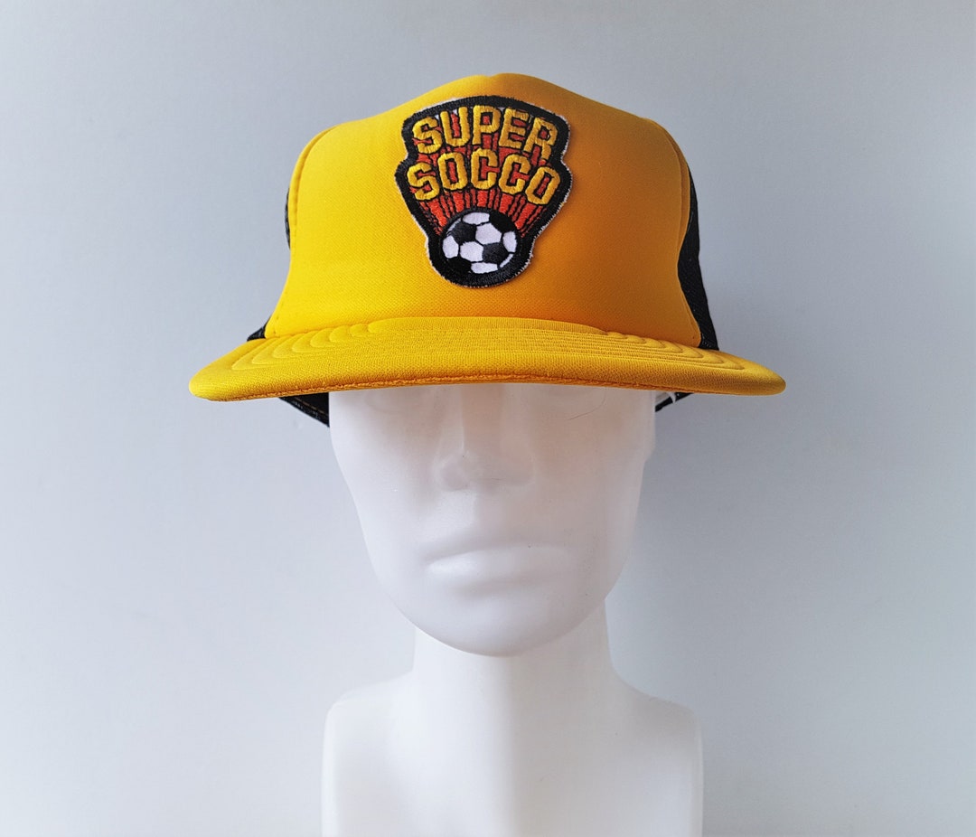 Vintage 80s Super Socco Trucker Hat: Soccer Sports Drink Promo - Etsy